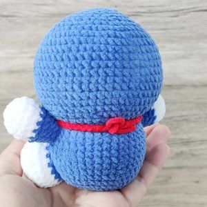 Handmade | Toys | Handmade Amigurumi Crochet Doraemon Doll | Poshmark